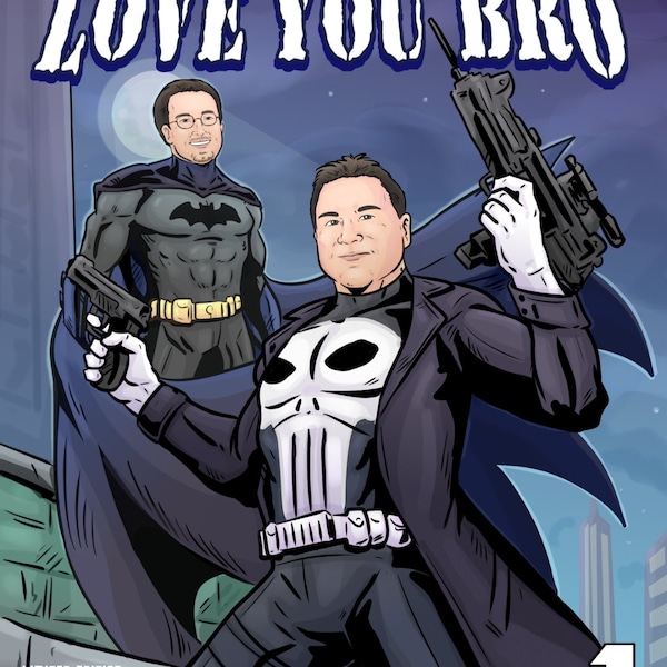 Custom Comic Book Art - Superhero Cover Art - Custom Made Poster ...