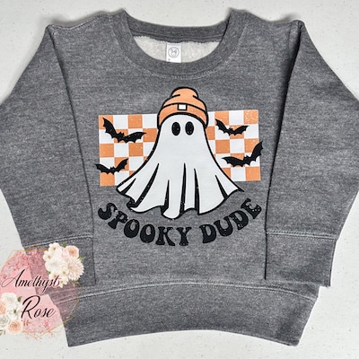Spooky Dude Png, Cool Ghost Png, Retro Ghost Png, Retro Halloween ...