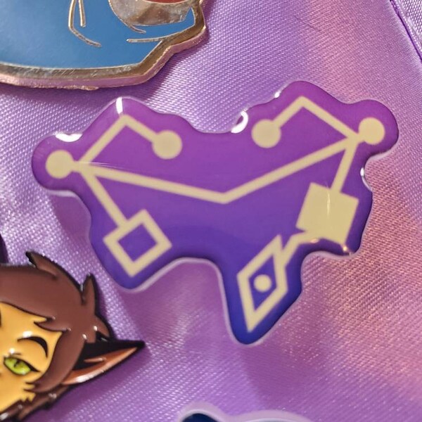 She-ra CLEAR Acry Pins Catradora, Melog, Glory, Sword, Horde Force ...