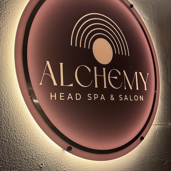 Custom Backlit Acrylic Sign | LED Backlit Plexiglass and Perspex ...