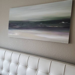 Extra Large Earthy Minimalist Wall Art 30 X 48 Inch Original Neutral ...
