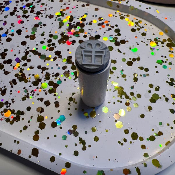 Mini Rubber Stamp Color Palette Painting - Etsy