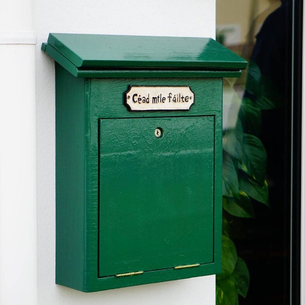 Slimline Oak Letter Box - Etsy UK