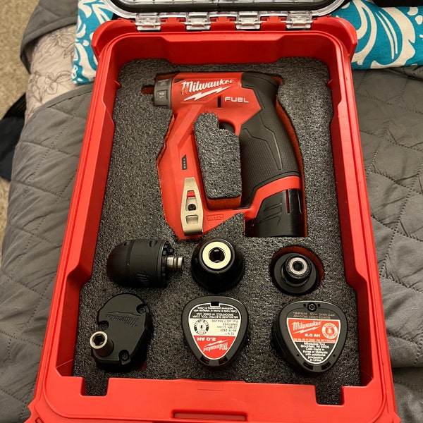 Milwaukee Packout M12 Battery Storage Kaizen Foam Insert-no Tools ...