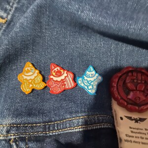 Cute Lil Clown Enamel Pins - Etsy
