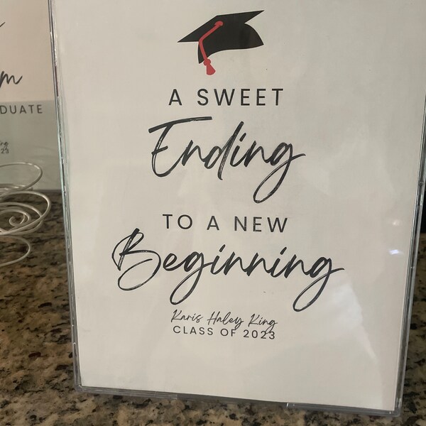 Graduation Party Signs Template Bundle | Printable Graduation Signs ...