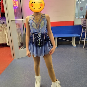 Ice Dance Dresses Custom Girls Beaded Custom Women Competition - Etsy