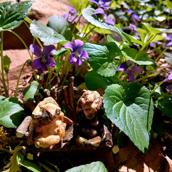 Rocklin, Handmade Rock Goblin Creature - Whimsical Stone Art. - Etsy