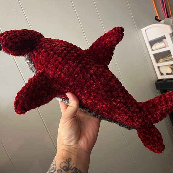PATTERN: Plush Hector the Hammerhead Shark Pattern - Amigurumi ...