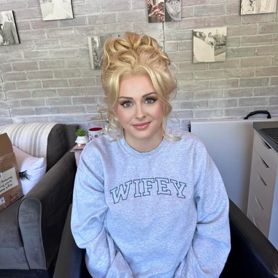 Pom Pom Updo: Synthetic Lace Front Wig - Etsy