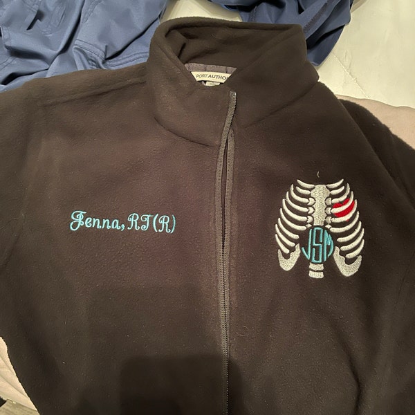 X-ray Tech Jacket, Rib Cage, Radiology Tech Jacket, Rad Tech ...