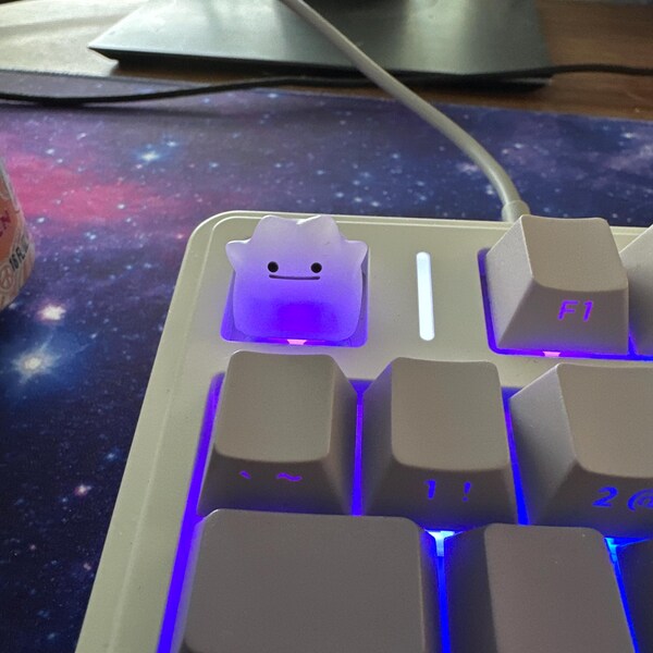 Custom Green Fire Dragon Artisan Keycap, Resin SA Profile Keycap for ...