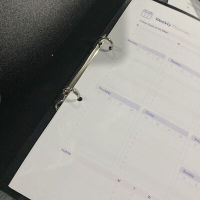 Weekly Review, Weekly Reflection Gratitude Journal Growth Mindset Self ...