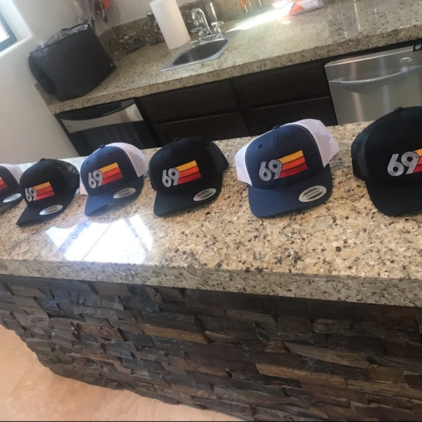 69 Retro 1969 Birthday Gift Hat Mens Womens Vintage Trucker Cap - Etsy