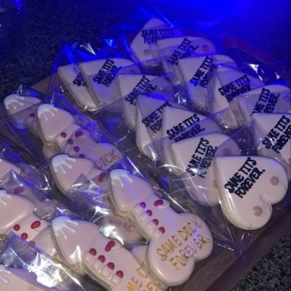Personalized Penis Cookies, Bachelorette, Bride-to-be, Bridal Party ...
