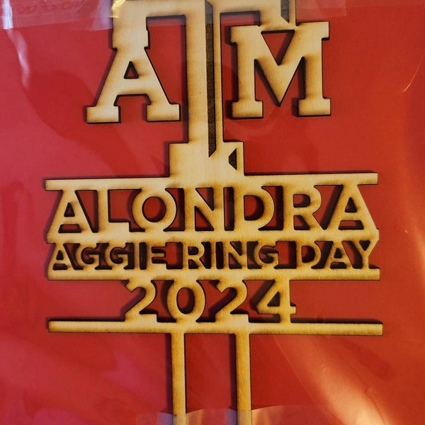 Personalized College Cake Topper, Graduation Gift, University of ...