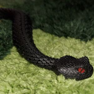 Snake Figure Toy Animal Articulated Model Viper Large - Etsy