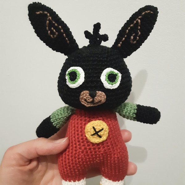 Bing Bunny Crochet, Less Sew Pattern, 43 Cm Tall, Amigurumi Pdf Pattern ...