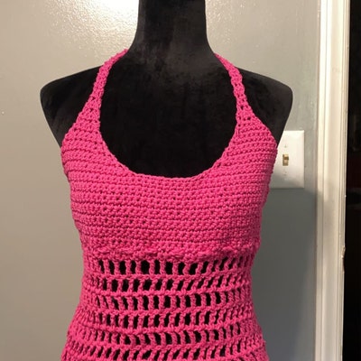 Crochet Mesh Tank Top Pattern - Etsy