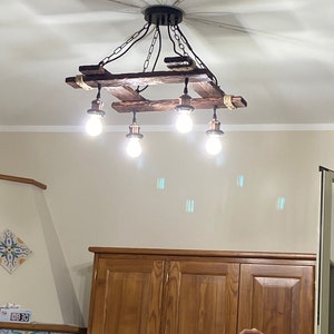 Rustic Light Fixture Hanging Light Rustic Lighting Industrial Pendant ...