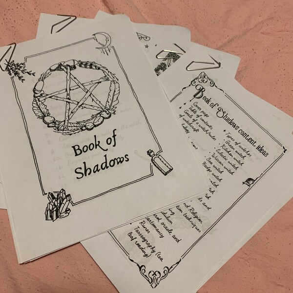Magical Symbols - Book of Shadows PDF - Etsy