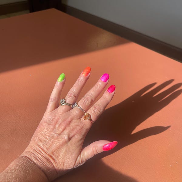 Flash N Glow - Neon Hot Pink Reddish Blue "neon Glow Pop Collection ...