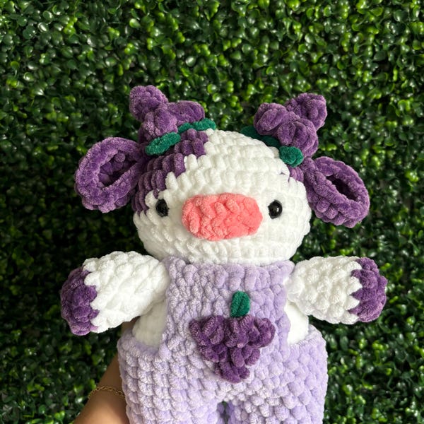 10-in-1 Fruit Cows Crochet Pattern Bundle amigurumi Highland Cow ...