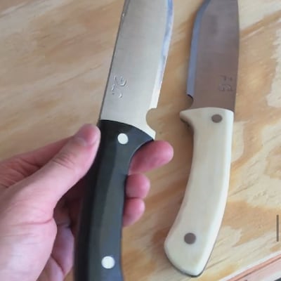 Ivory Scales Knife Handles . - Etsy