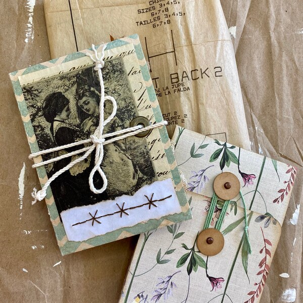 Handmade Journal, Paper Bag Journal, Memory Journal - Etsy