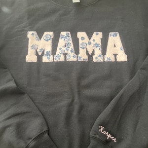 Colorful Varsity Letter Arch TEACH Embroidered Sweatshirt Simple ...