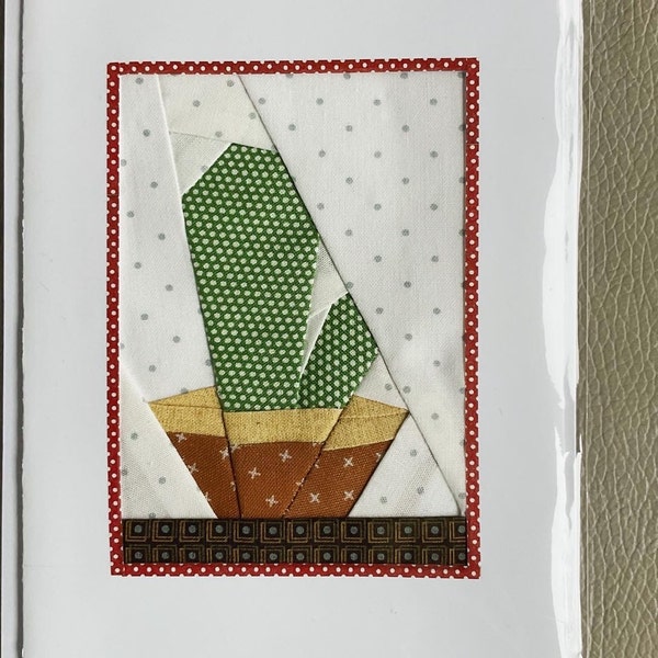 Cactus Paper Pieced Quilt Pattern in PDF - Etsy