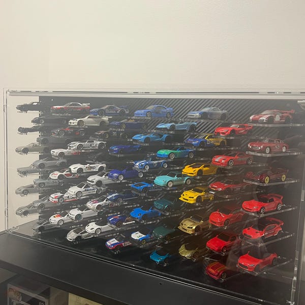 1/64 Diecast Display for Hot Wheels, Matchbox, Greenlight, Autoworld ...