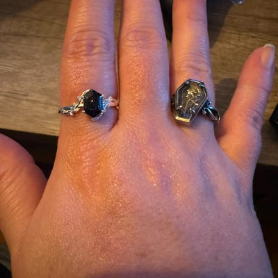 Kitty Inspired Ring, Hello Cute Kitty Diamond Ring, Japanese Cartoon ...