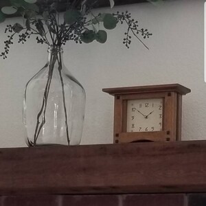 Arts and Craftsman Clock, Ivory Dial - Etsy