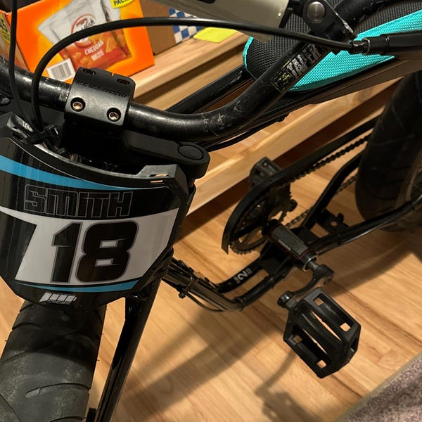 Custom ODI DH | E-bike Front Plate Graphics | Full Custom Number Plates ...