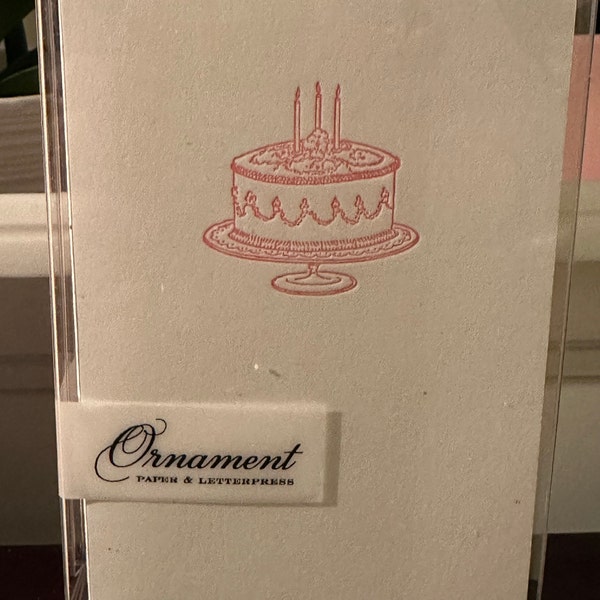 Hydrangea Letterpress Card Set - Etsy