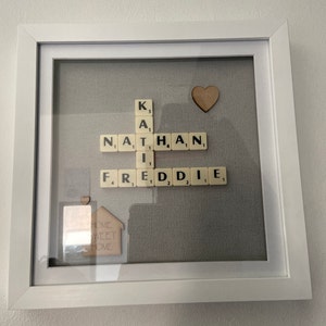 Personalised Scrabble Picture Frames Scrabble Frame - Etsy UK