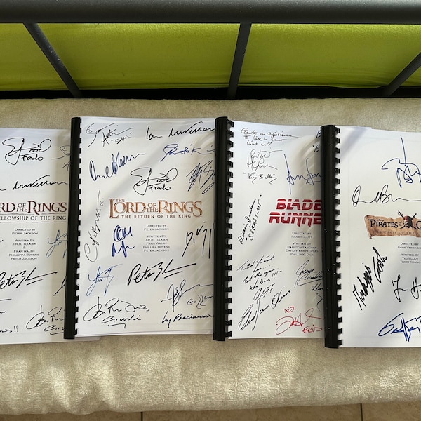 PURPLE RAIN Signed Movie Script, Screenplay, Prince, Present, Birthday ...