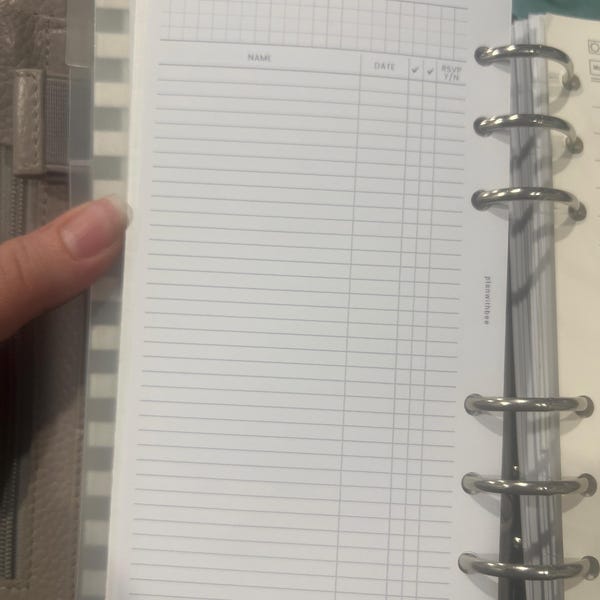 024 | Medical Information Overview | Printable Planner Insert | A6 ...