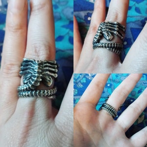 MR. Giger Inspired , Alien Facehugger Ring, Facehugger, Chestburster ...