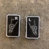 Rock on Lead Letter X-ray Markers With Initials - Etsy