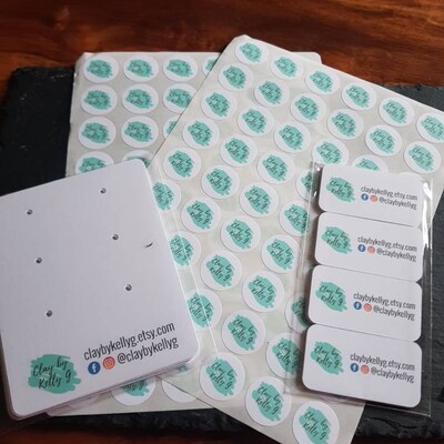 Circle Logo Stickers Round Logo Stickers Business Stickers Custom Logo ...