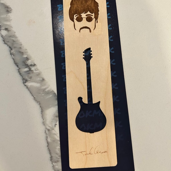 The Beatles Bookmark Set: Engraved Birch Wood, Personalized Tassel - Etsy