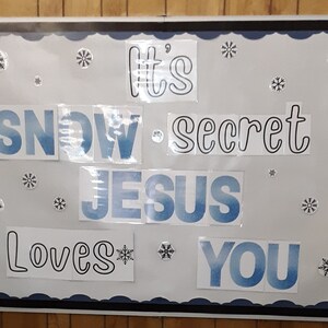 Fall in Love With Jesus - Christian Bulletin Board Set - Christian ...