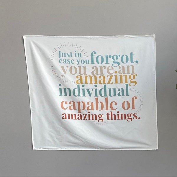 Make Today Count Classroom Tapestry | Elementary School Decor | Wall ...