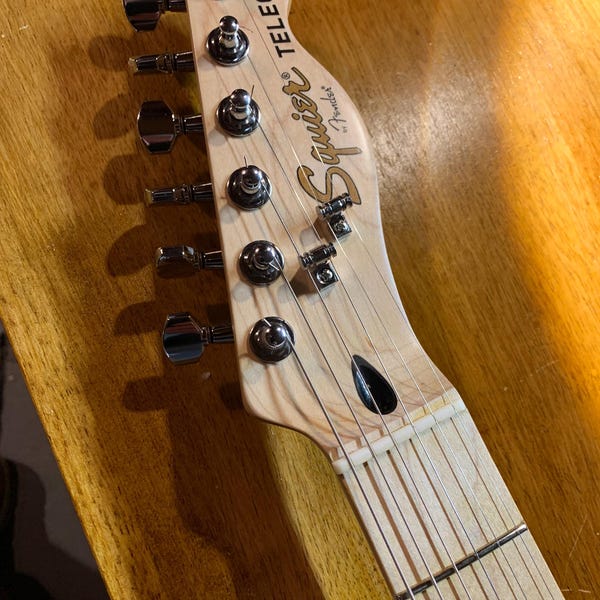 Fender Tele Custom Style Waterslide Decals for Headstock W/ Custom Shop ...