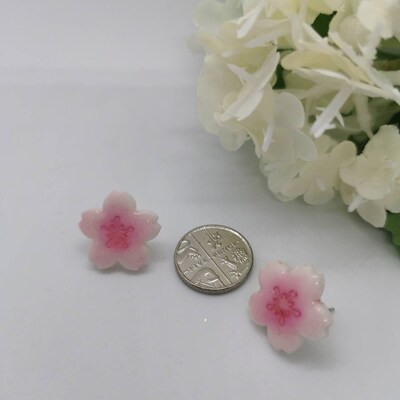 Cherry Blossom Sakura Japanese Flower Polymer Clay Cutter Blossoms 桜 櫻 ...