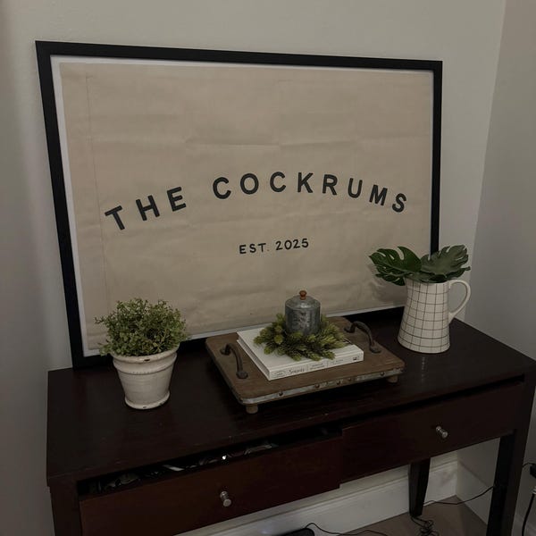 Custom Classic Flag - Hand Painted - Cotton Canvas - Vintage - Wall ...