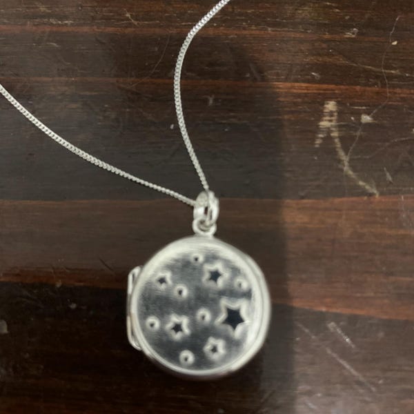 Personalised Sterling Silver Galaxy Star Locket Necklace With Photos - Etsy