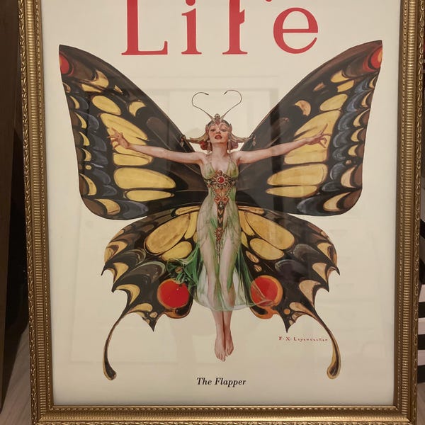 Life Magazine Cover Print | "the Flapper" Life Magazine Cover 1922 ...